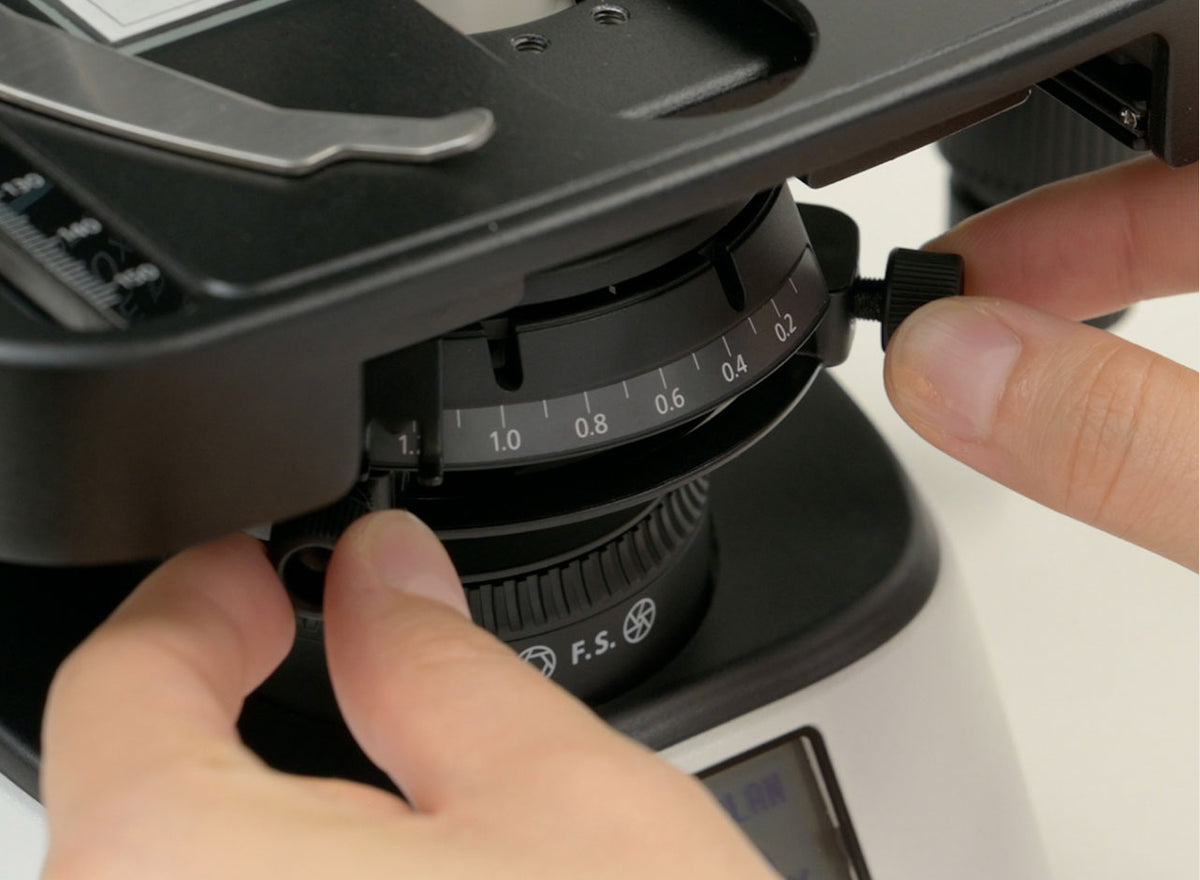 Microscope condenser and aperture diaphragm explained — Microscopes.com.au
