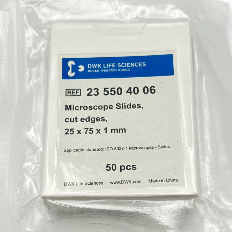 Duran Glass Blank Microscope Slides — Microscopes.com.au