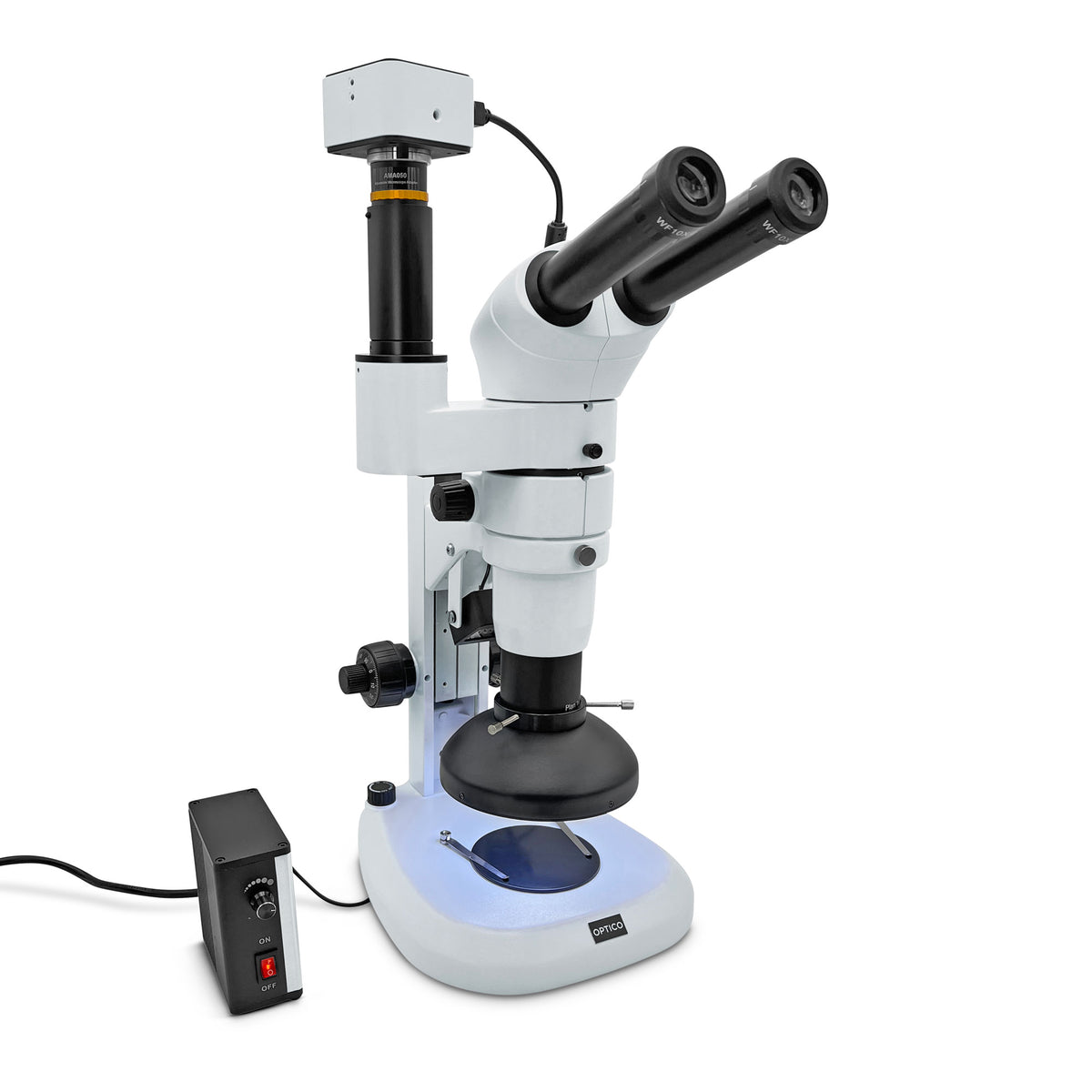 Optico ASZ-810 Infinity Parallel Zoom Microscope ADVANCED Bundle ...