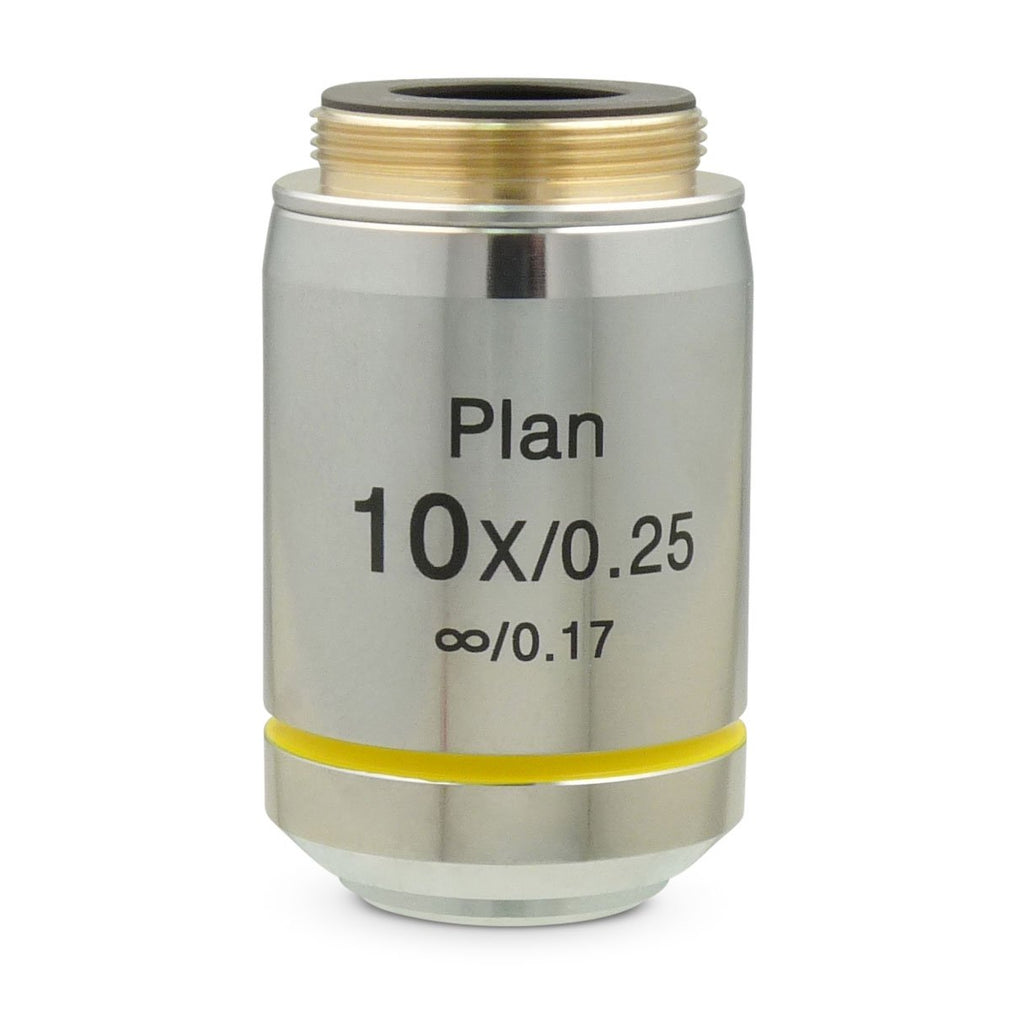 10X Infinity Corrected Plan Microscope Objective Lens — Microscopes.com.au