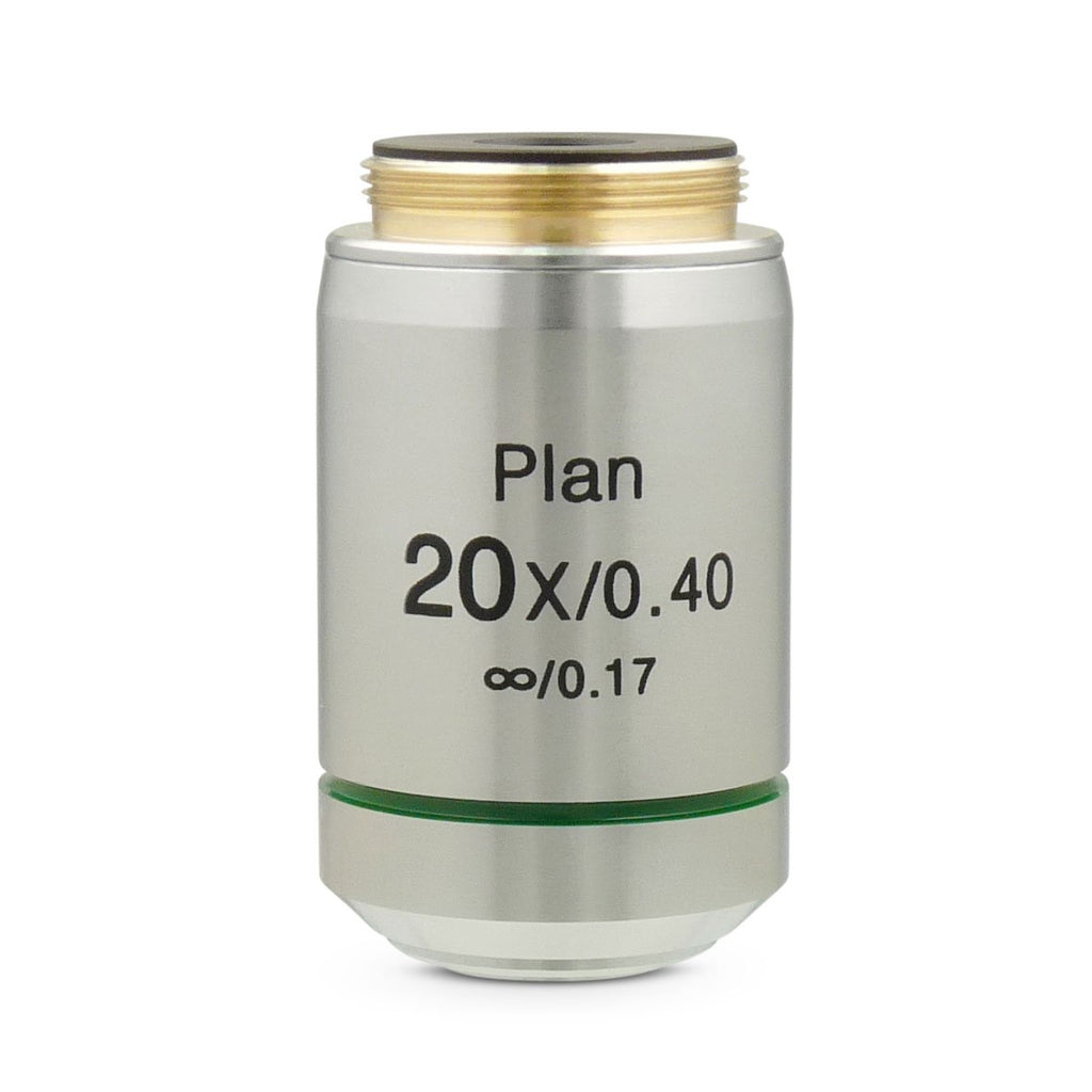 20X Infinity Corrected Plan Microscope Objective Lens — Microscopes.com.au