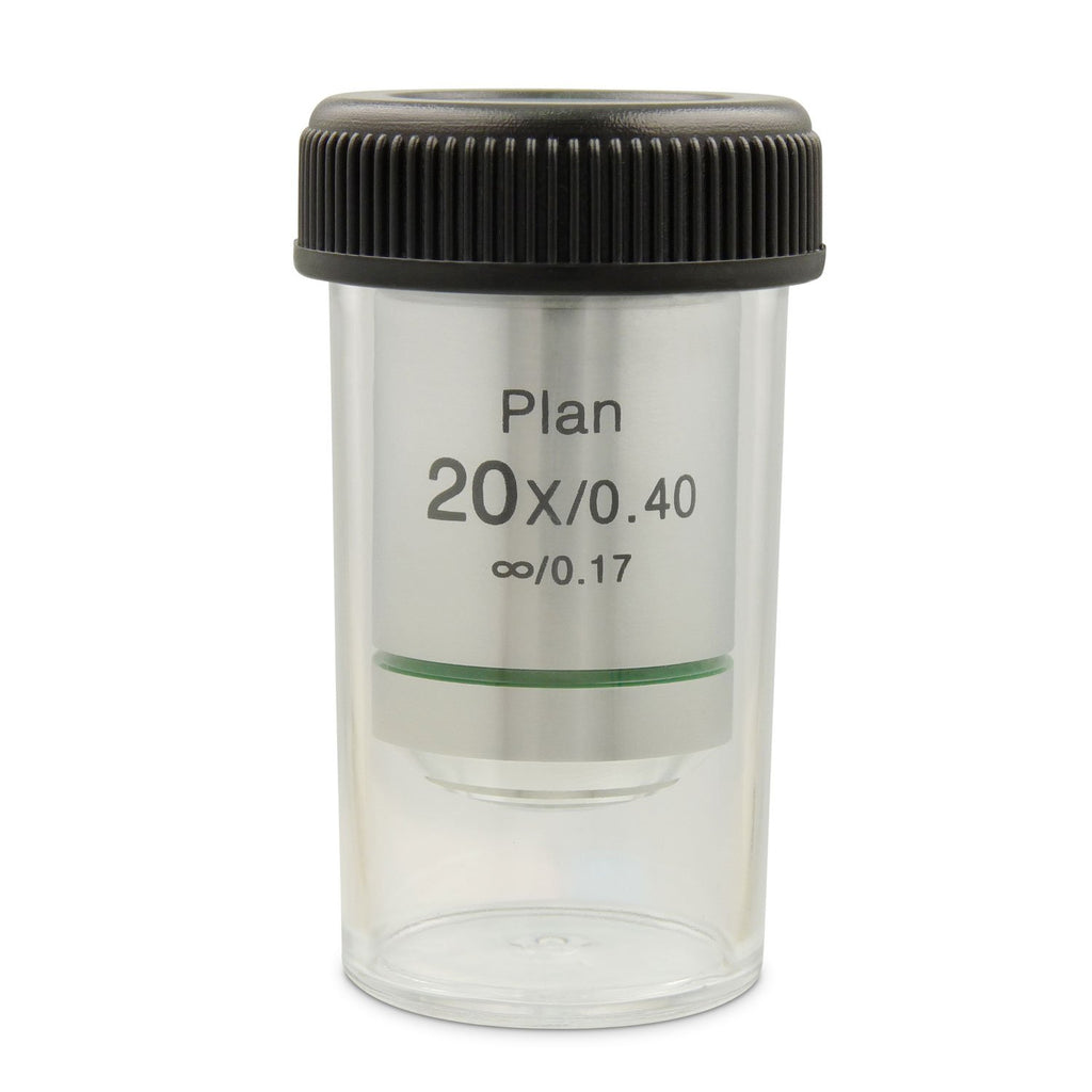 20X Infinity Corrected Plan Microscope Objective Lens — Microscopes.com.au