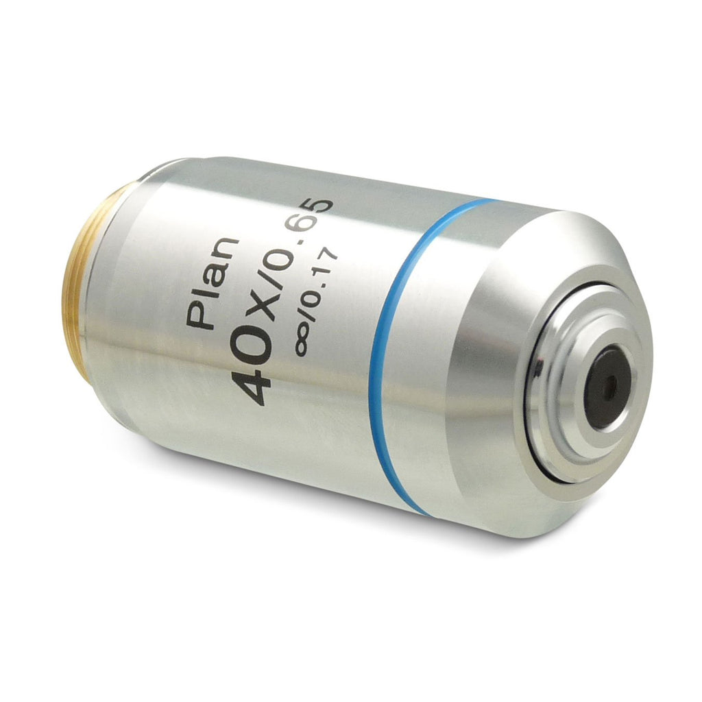 40X Infinity Corrected Plan Microscope Objective Lens — Microscopes.com.au