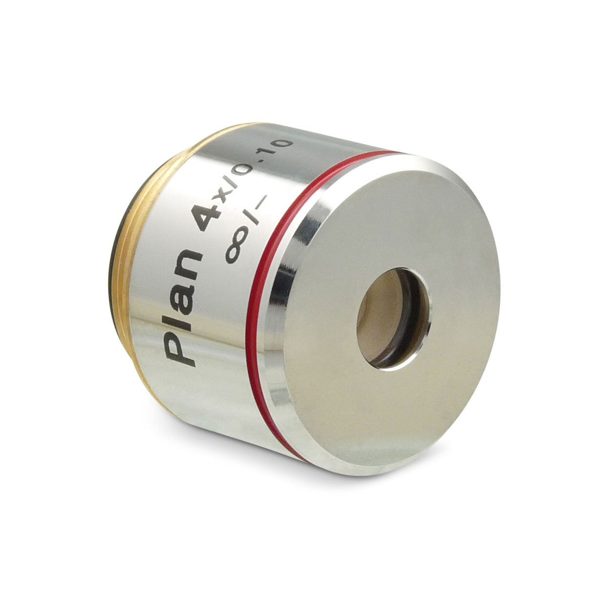 4X Infinity Corrected Plan Microscope Objective Lens — Microscopes.com.au