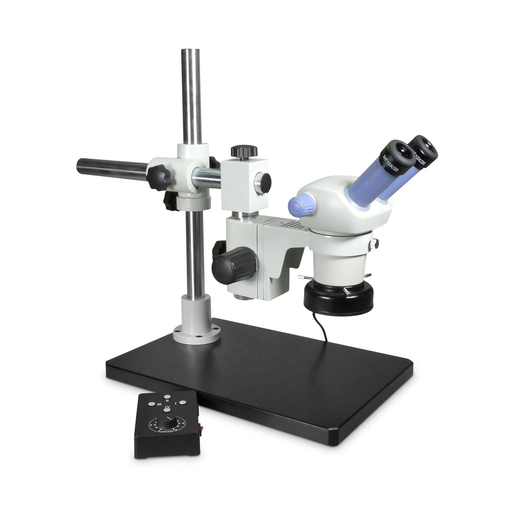 Single Arm Boom Stand Microscope Optico ASZ400 — Microscopes.com.au