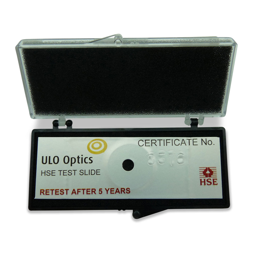 S84 HSE/NPL Test Slide Band 5 — Microscopes.com.au