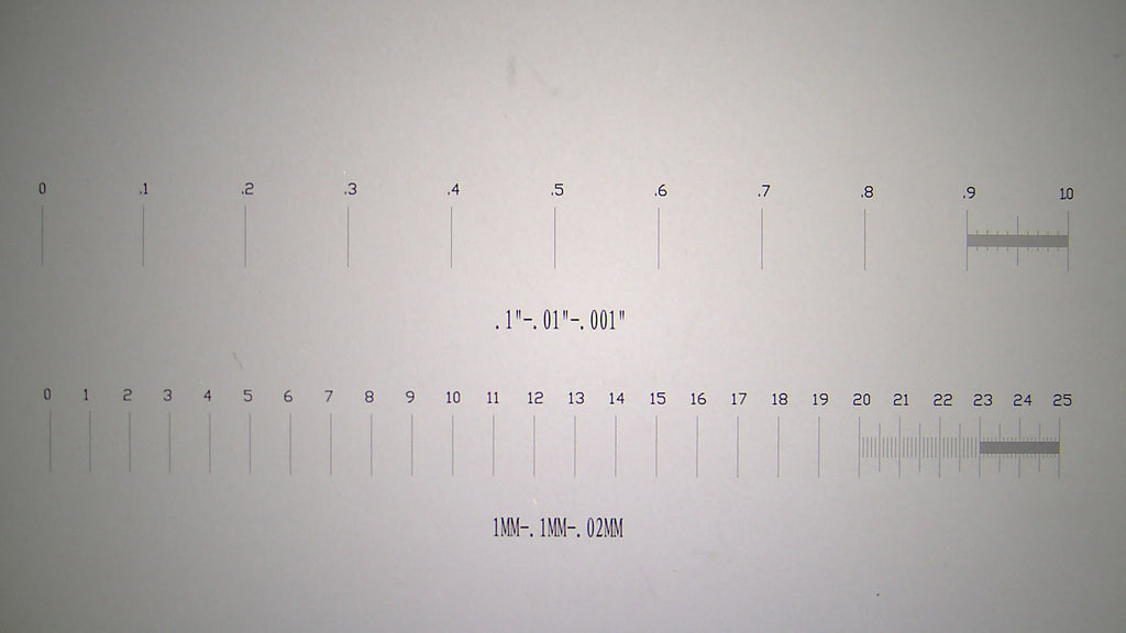 Stage Micrometer 0.001 inch — Microscopes.com.au