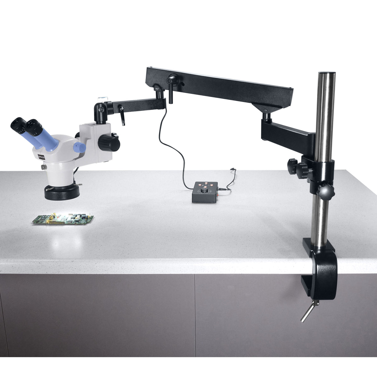Stereo Microscope with High Articulating Arm — Microscopes.com.au